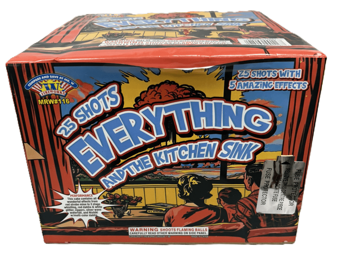 Everything and the kitchen sink | Mr. W Fireworks